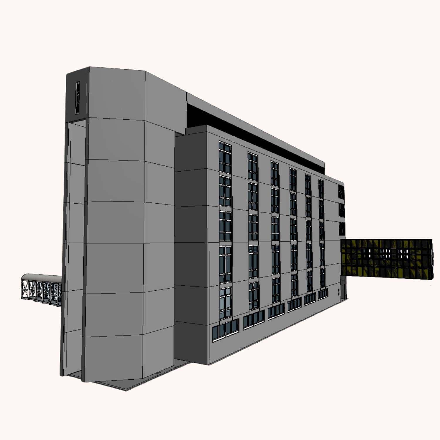 Medical Center 3D Scan and BIM model - simpleSCAN 3D